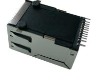 China Pulsejack J3006G21DNL Surface Mount RJ45 10/100Base-TX With G/Y LED for sale