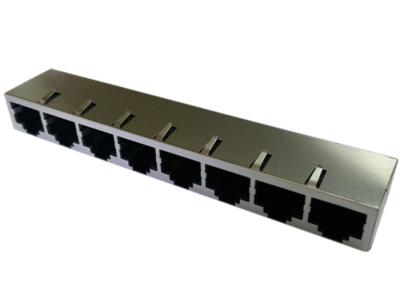 China Bel Stewart Connector SI-60090-F 8Port Rj45 Female Jack 10/100Base-T Ethernet for sale
