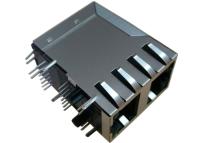 China 33-032A4TRU3-1 RJ45 Multiport 2X1 Port 10/100/1000 Base-T Through Hole for sale