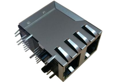 China 33-032A4TRU3-1 RJ45 Multiport 2X1 Port 10/100/1000 Base-T Through Hole for sale