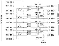 China 33-032A4TRU3-1 RJ45 Multiport 2X1 Port 10/100/1000 Base-T Through Hole for sale