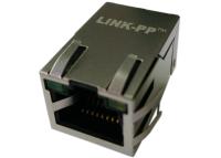 China Magnetic RJ45 Jack RTA-145AAK1A Single Port 100/1000Base-T Connectors for sale