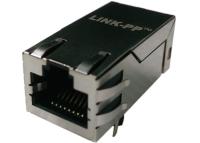 China XFGIB100BPOL-CT1-4L Magnetic RJ45 Connector 1000Mbps With POE+ LPJK4001CNL for sale