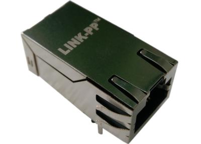 China XFPOEP1-CT1-4L RJ45 Modular Jack With Integrated Magnetic Converters / Repeaters for sale