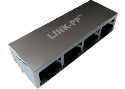 China RJGE4A5010 Lan Filter In Connectors Virtual Ethernet Switch 1000Base-T Port for sale