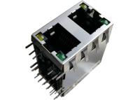 China 1000Base-T 2x1 Rj45 With LED XMH-9760-J0EA130-A46 Wireless Ethernet Connector for sale