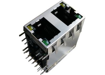 China 1000Base-T 2x1 Rj45 With LED XMH-9760-J0EA130-A46 Wireless Ethernet Connector for sale
