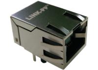 China Bel Connector SI-51026-FB 10/100/1000BT Rj45 Tab-up with LED for sale