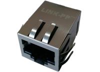 China CPTC Rj5 Cross F4-14-A012 RJ45 Single Port With Integrated Magnetics for sale