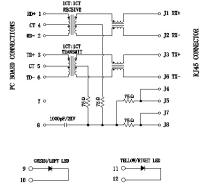 China 10/100Base-TX HR911205C 1x2 Port Rj45 Connector With Integrated Magnetics / LED for sale