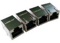 China Pulse Magnetic RJ45 JX10-0061NL Connector 10/100BT Female Jack for sale