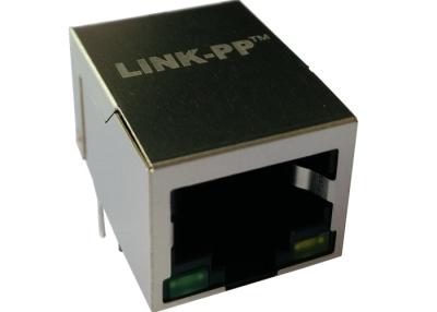 China A63-112-313P190 Modular Connectors / 8P8C MAGNETIC JACK W/ LED LPJ0012HDNL for sale