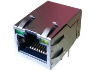China PulseJack J1011F21PNL Female Ethernet Connector Rj45 Tab-up 10/100Mbps for sale