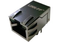 China PulseJack J1011F21PNL Female Ethernet Connector Rj45 Tab-up 10/100Mbps for sale