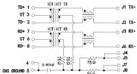 China PulseJack J1011F21PNL Female Ethernet Connector Rj45 Tab-up 10/100Mbps for sale