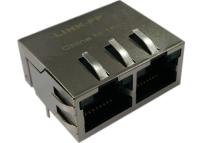 China Multi-port RJ45 Belfuse 1x2 MagJack 0875-1G2T-E3 Rj45 10/100/1000Mbps for sale