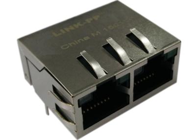China Multi-port RJ45 Belfuse 1x2 MagJack 0875-1G2T-E3 Rj45 10/100/1000Mbps for sale