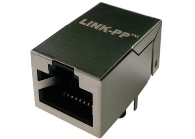 China 100 Base-TX RJ45 JXR1-0005NL Tab-Up 8 pin Integrated Magnetics Connector for sale