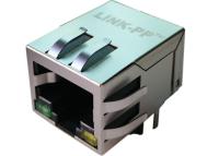 China 8p8c Modular Connector SI-60120-F Rj45 Connector with integrated 10/100Base-T for sale
