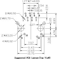 China 8p8c Modular Connector SI-60120-F Rj45 Connector with integrated 10/100Base-T for sale