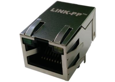 China 08B0-1D1T-36-F RJ45 With Integrated Magnetics Right Angle Ethernet Connector for sale