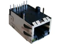 China 08B0-1D1T-36-F RJ45 With Integrated Magnetics Right Angle Ethernet Connector for sale