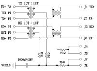 China 08B0-1D1T-36-F RJ45 With Integrated Magnetics Right Angle Ethernet Connector for sale