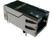 China 08261D4TM1-F POE RJ45 Connector Quad Port 1x4 Gigabit Magjack 10/100/1000 Lan for sale