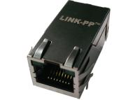 China 0826-1X4T-GH-F POE RJ45 Connector Quad Port 1x4 Gigabit Magjack 10/100/1000 Lan for sale