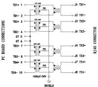 China Multi-port RJ45 1840555-7 Dual 1000Base-T Modular Jack Shielded Right Angle for sale
