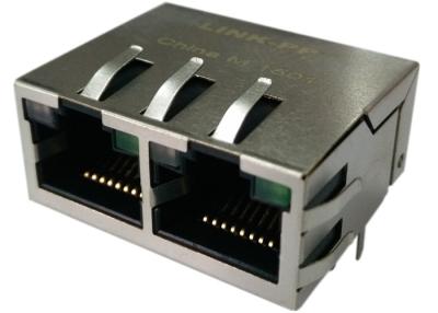 China 1840560-5 MAG45  Modular Jack  1X2 Gigabyte Circuit, Shielded,With Leds for sale