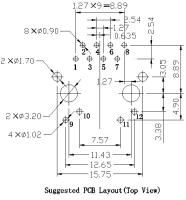 China Rj45 With Magnetics 5-6605301-1 10/100 Ethernet Schematic Shielded With Leds for sale