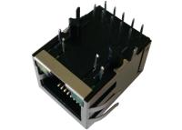 China MAG45 Modular Jack 10 Position 5-6605435-6 Gigabyte Magnetic W/LED for sale