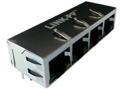 China 5-6610075-1 Multiple RJ45 1x5 Ganged Ports 10/100Base-T Tab-up for sale