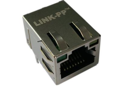 China 6-6605798-1 Rj45 Integrated Magnetics PCb Layout Shielded Right Angle for sale