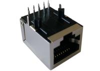 China Tyco 6605434-1 1X1 RJ45 Magjack Modular Jack Shielded No LEDs for sale