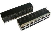 China JC0-0133NL 10/100/1000 Base-T RJ45 2x8 Integrated Magnetics Connector No LED for sale