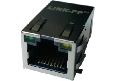 China SMT RJ45 Connector RJMG168008101GR Rjmag 10/100, Single Port Leds Flexible for sale