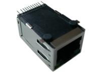 China SMT RJ45 Jack RJMG168009101GR Interface 10/100, Single Port Leds Flexible for sale