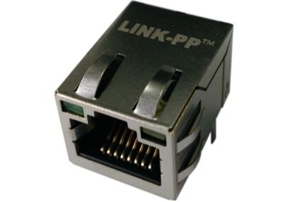 China XRJH-01M-4-E11-170 Magnetic RJ45 Jack LPJ16125AENL 10/100Base-T Tab-Up LED for sale