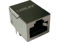 China Single Port Silver RJ45 Modular Jack Plugs 100M TLA-6T718 for sale