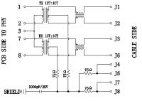 China MagJack RD1-125BAG1A Rj45 with Integrated 10/100Base-T Magnetics LPJ0013AHNL for sale