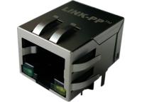 China PCB Connector J0026D21BNL Hipot 1500Vrms RJ45 10/100BT Magnetic Jack for sale