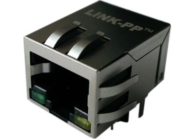China PCB Connector J0026D21BNL Hipot 1500Vrms RJ45 10/100BT Magnetic Jack for sale