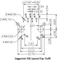 China PCB Connector J0026D21BNL Hipot 1500Vrms RJ45 10/100BT Magnetic Jack for sale
