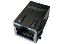 China SMT RJ45 Socket RJMG168218101GR Connector 10/100Mbps With LED for sale