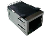 China RJMG168268101GR Female Rj45 10/100, Single Port Led1 Yl Led 2 Bi Gr/or for sale
