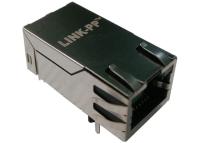 China 1000Base-T Ethernet Socket RJMG201024110NR Rj45 Gigabit With LED for sale