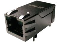 China 1000Base-T Rj45 Socket RJMG201024110NR Gigabit Ethernet Port With LED for sale