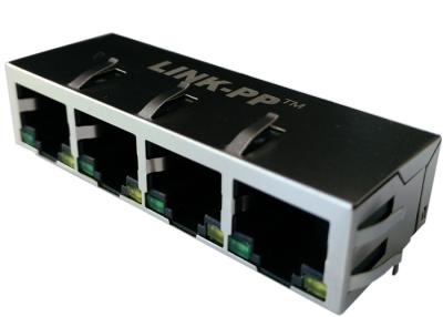 China Multi-port RJ45 ARJ14A-MBSD-A-B-EMU2 10/100/1000 Base-TX Tab down 1x4 Port for sale